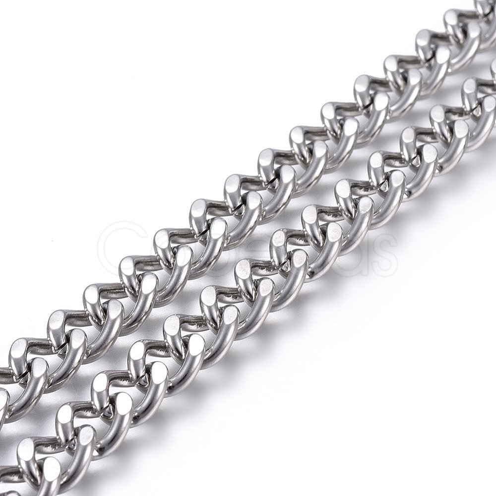 Cheap 304 Stainless Steel Curb Chains Online Store - Cobeads.com