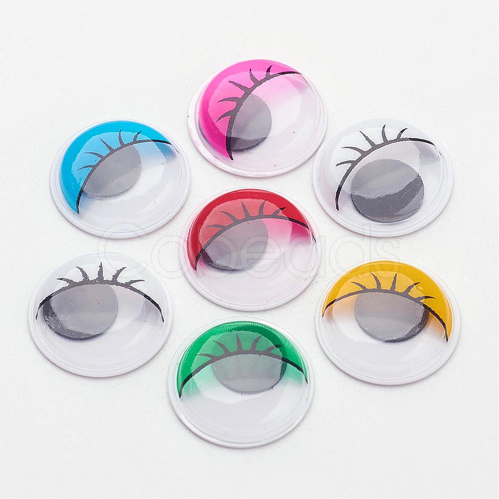 Cheap Plastic Wiggle Googly Eyes Buttons DIY Scrapbooking Crafts Toy ...